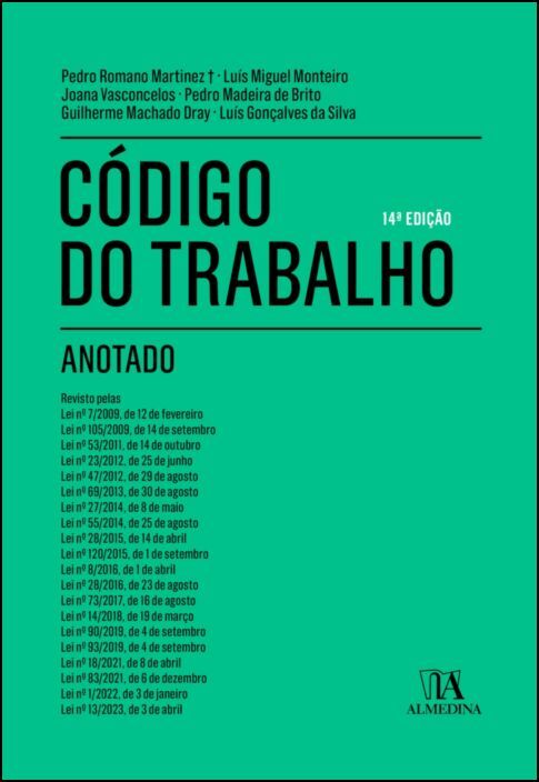 Código do Trabalho Anotado - 14ª Edição